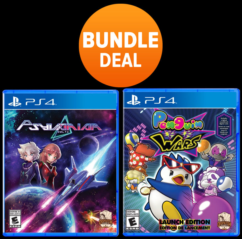 PS4 LIMITED EDITION SOFT BUNDLE PACK - PENGUIN WARS & PSYVARIAR DELTA ...